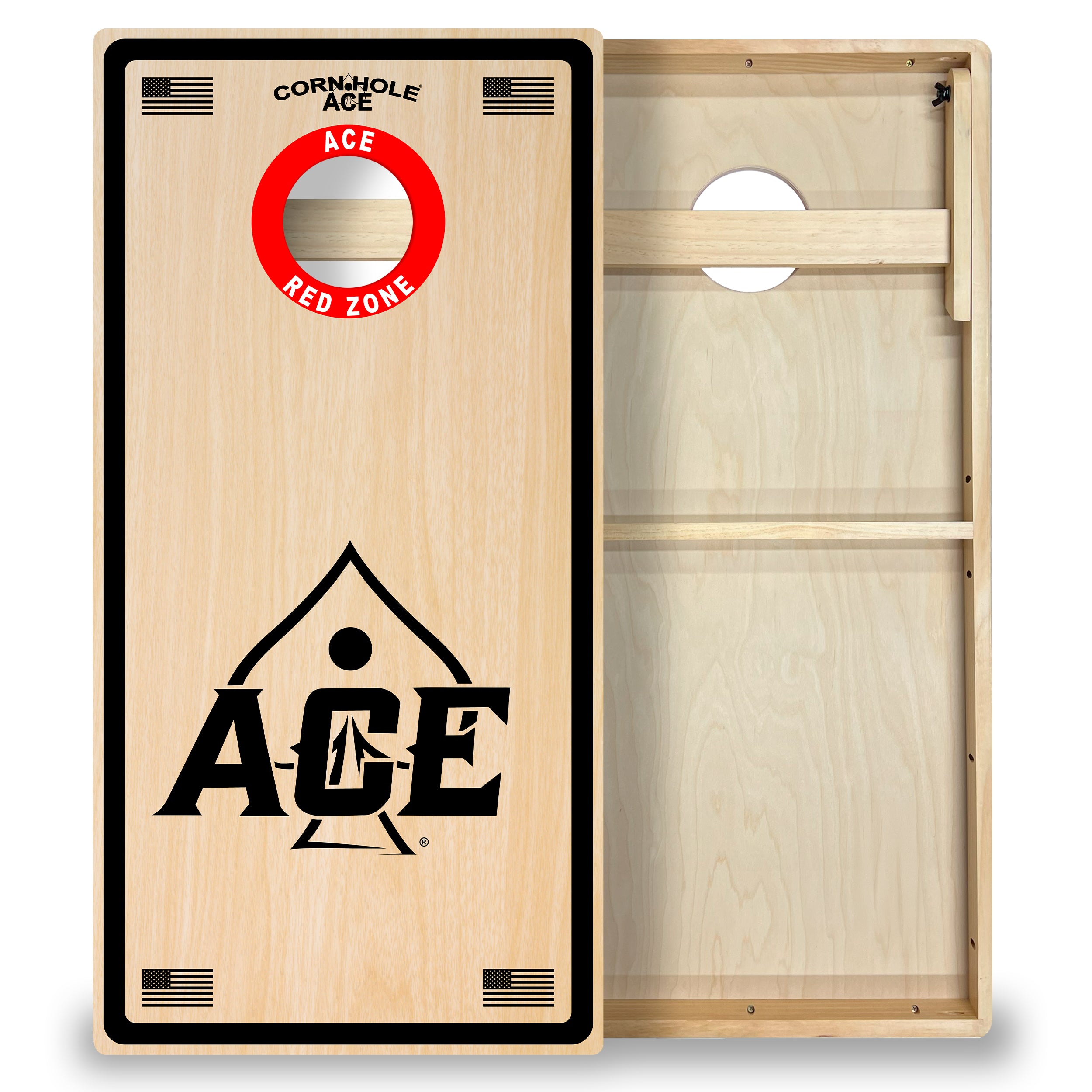 ACE Red Zone - Cornhole Board Set - Intermediate – CornholeAce