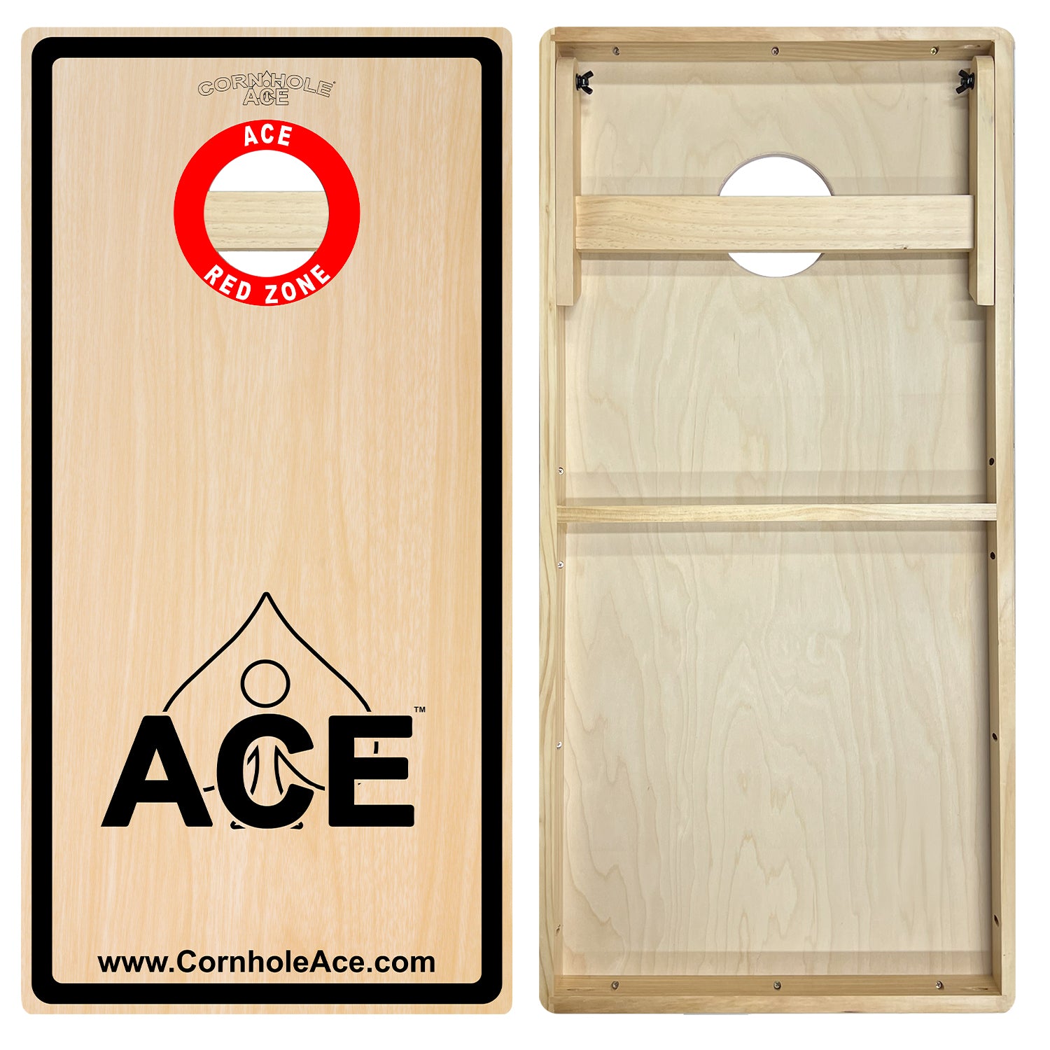 ACE Red Zone - Cornhole Board Set - Intermediate – CornholeAce
