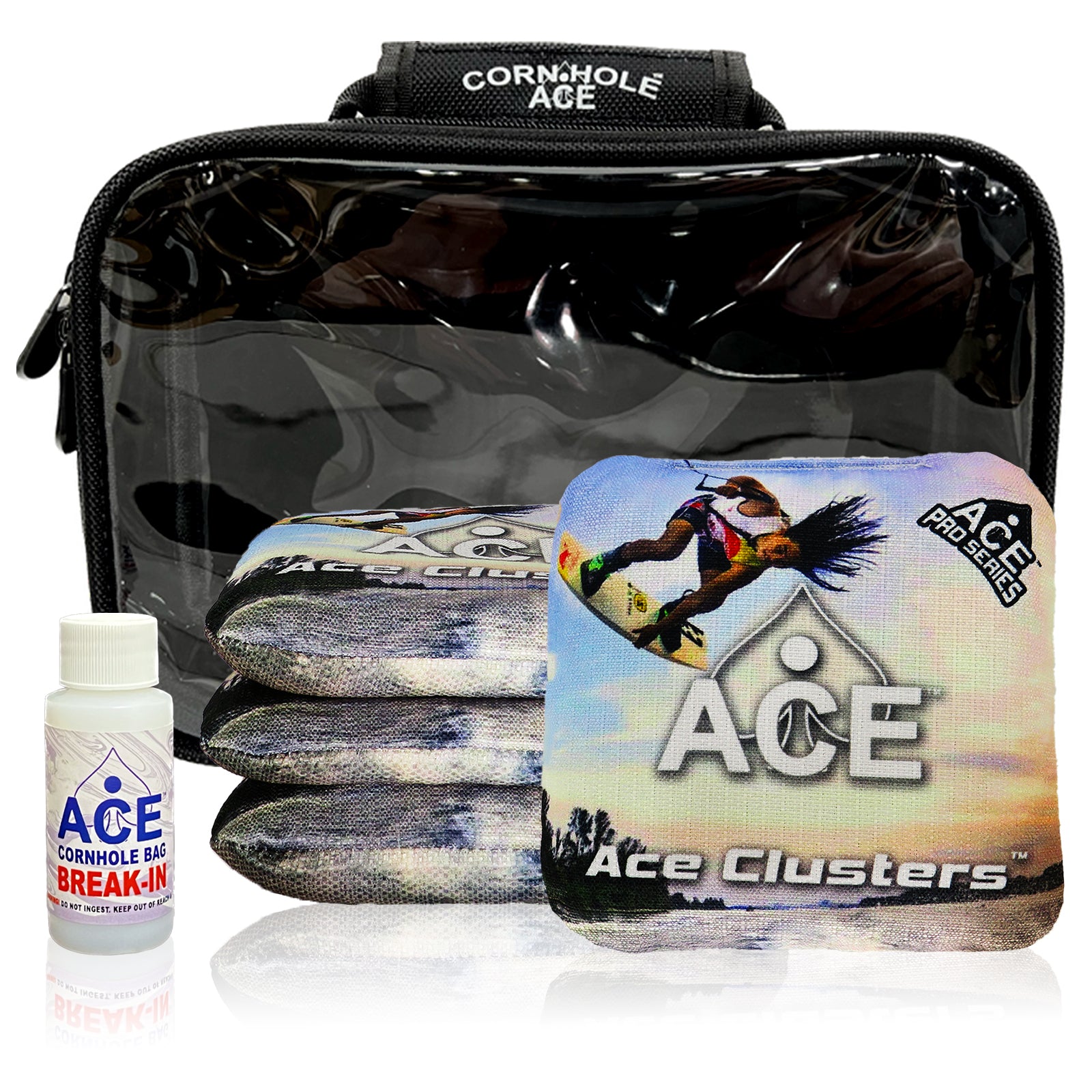 Ace Clusters - Wakeboarder - ACE Pro Bag Kit: 4 Pro Bags + Break-In Ki ...