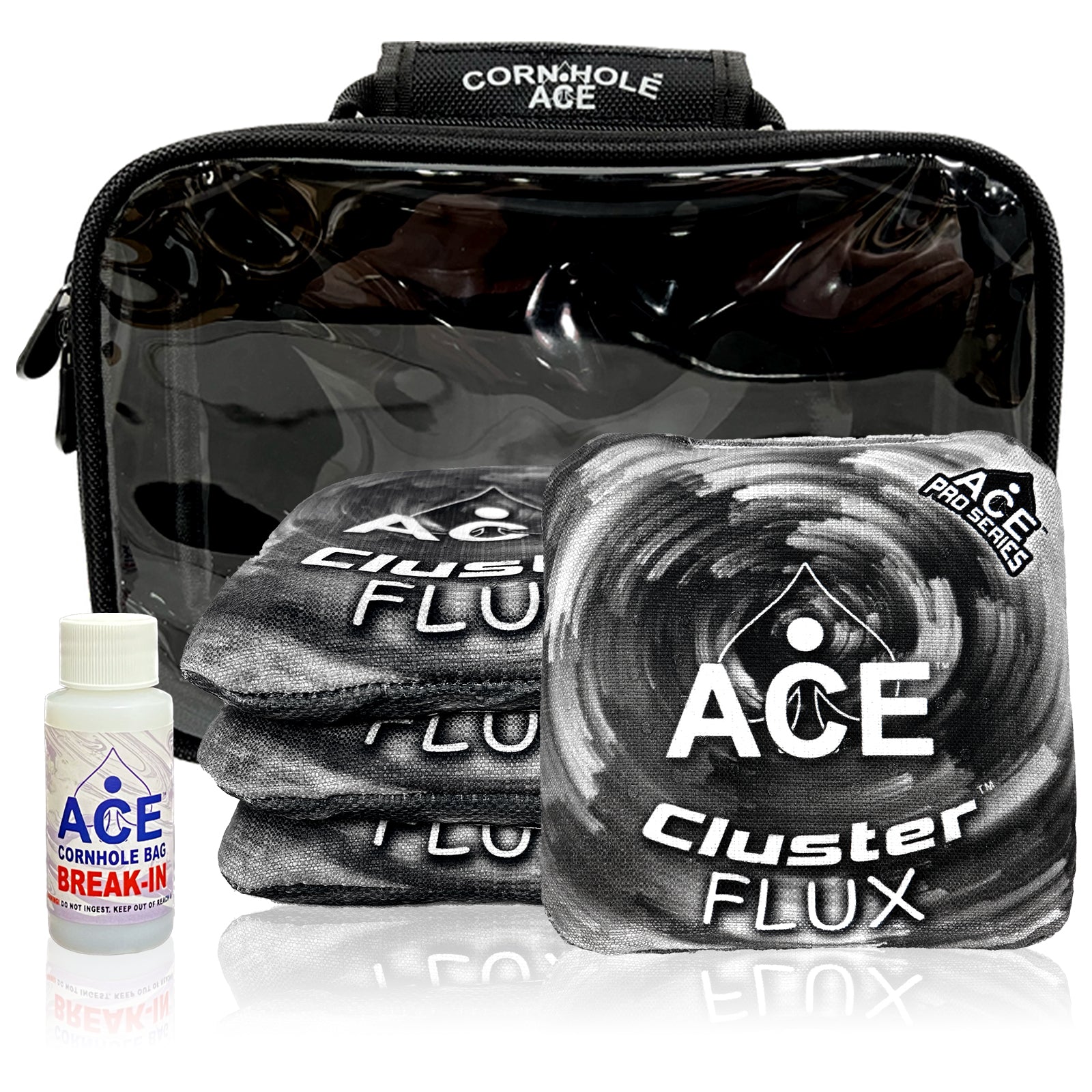 Cluster Flux - Silver - ACE Pro Bag Kit: 4 Pro Bags + Break-In Kit + C ...