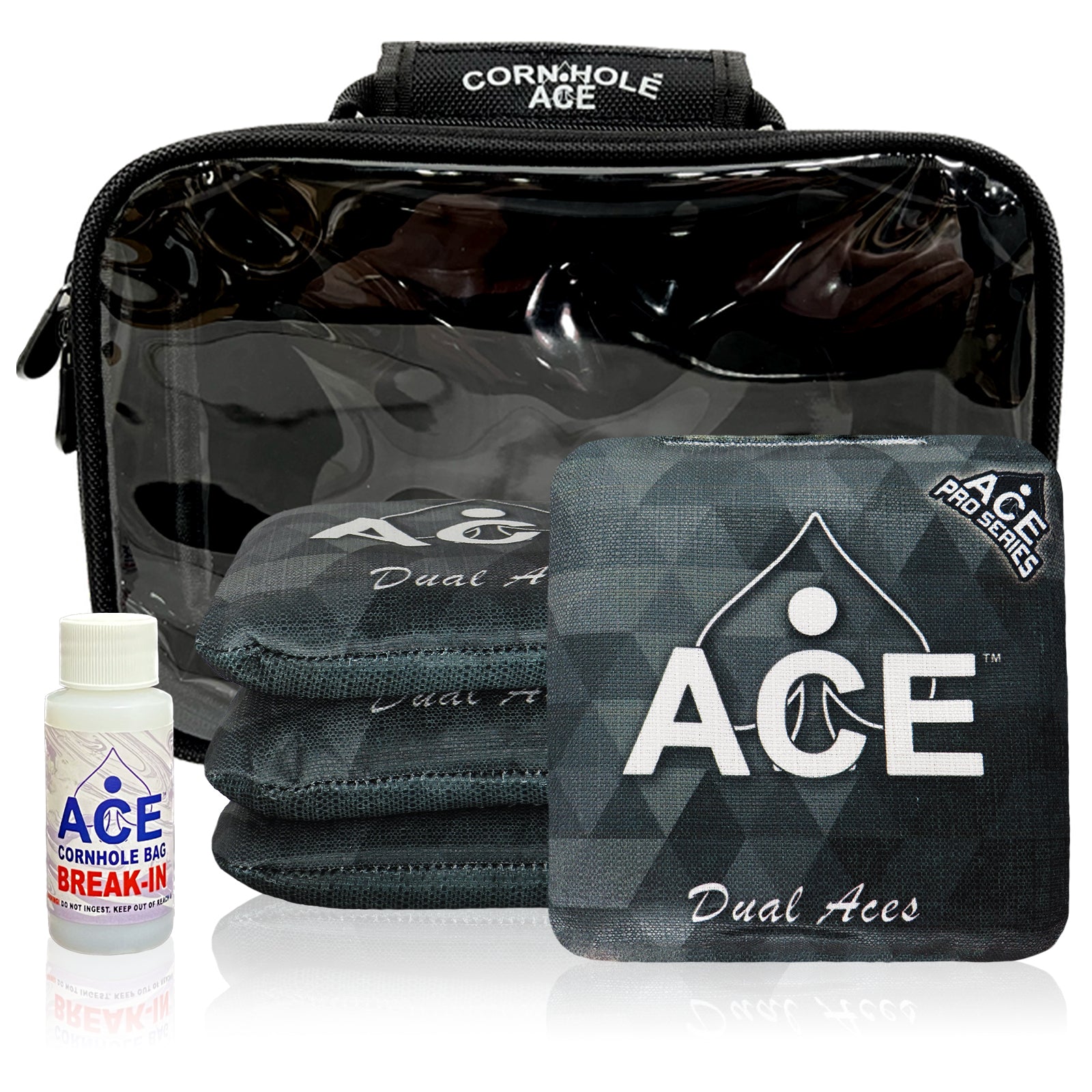 Dual Aces - Black - ACE Pro Bag Kit: 4 Pro Bags + Break-In Kit + Carry ...