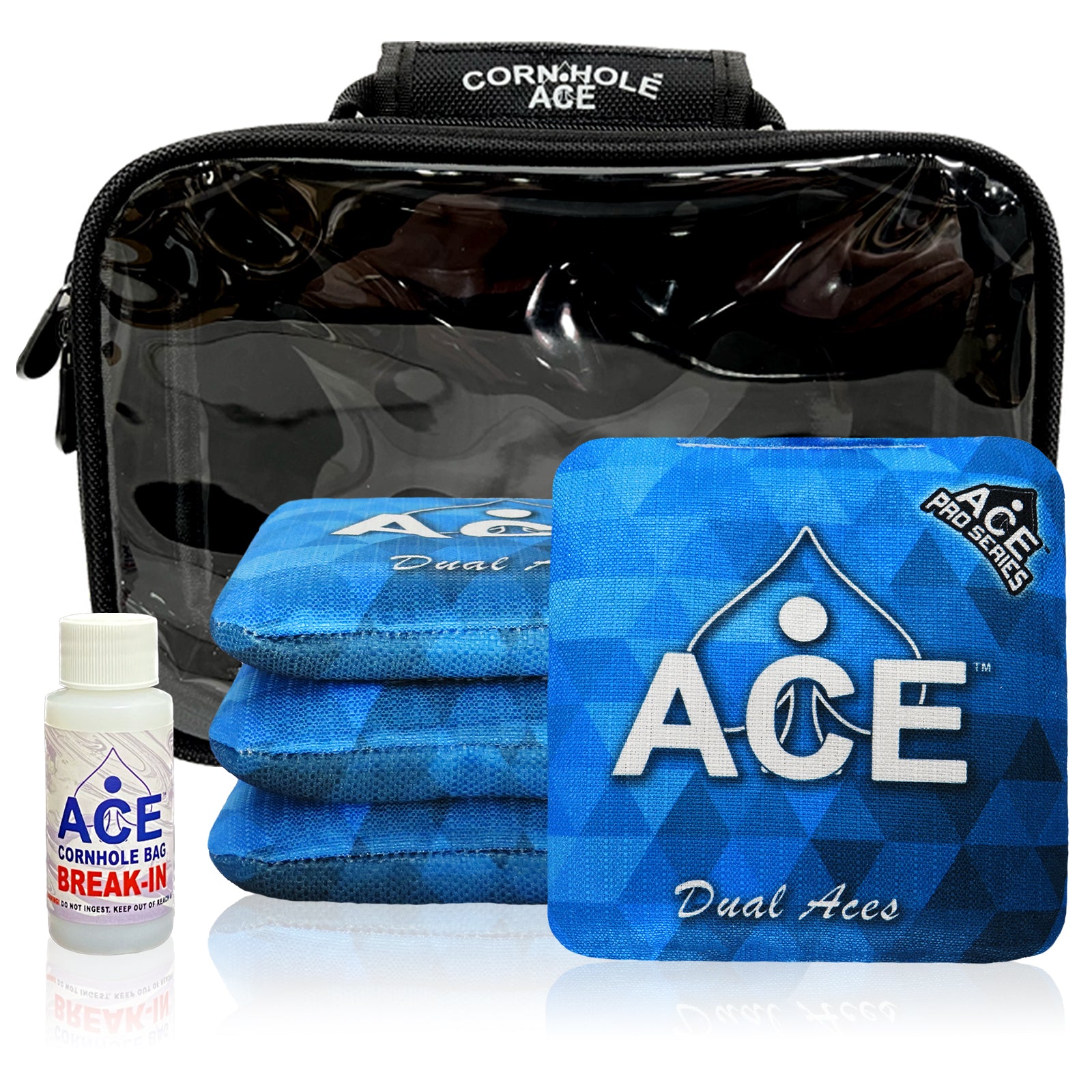 Dual Aces - Light Blue - ACE Pro Bag Kit: 4 Pro Bags + Break-In Kit ...