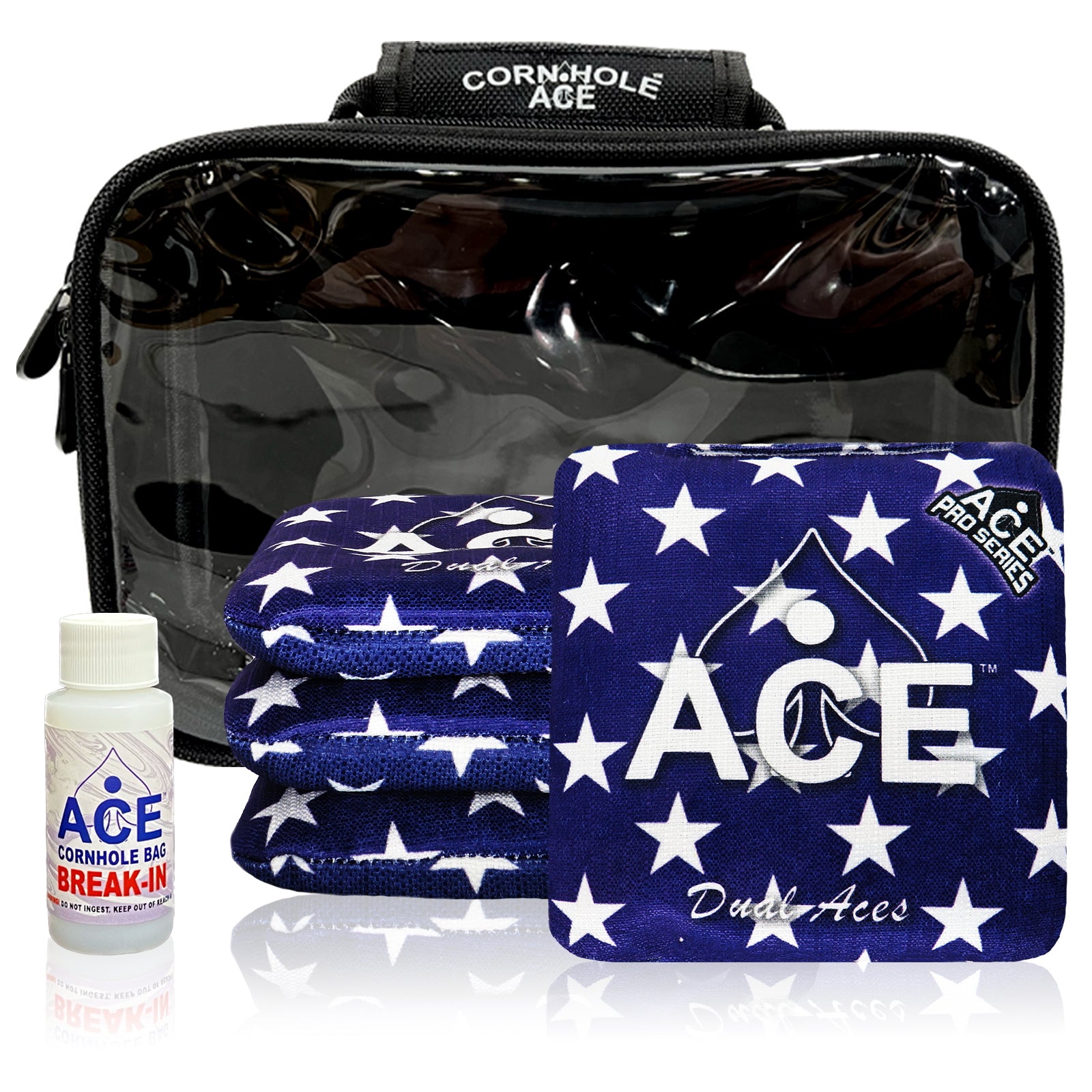 Dual Aces - Stars - ACE Pro Bag Kit: 4 Pro Bags + Break-In Kit + Carry ...