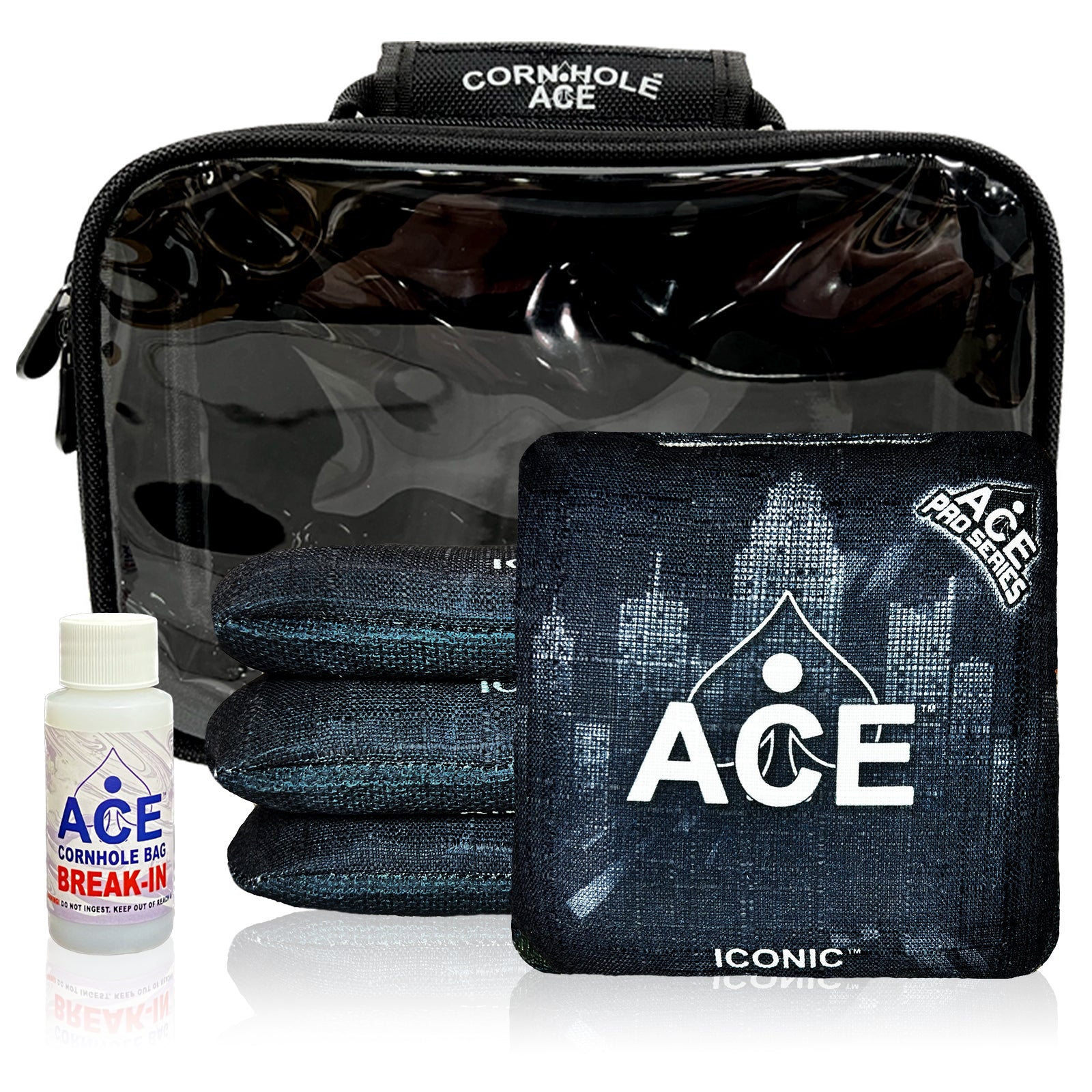 Iconic Series - Black - ACE Pro Bag Kit: 4 Pro Bags + Break-In Kit + C ...