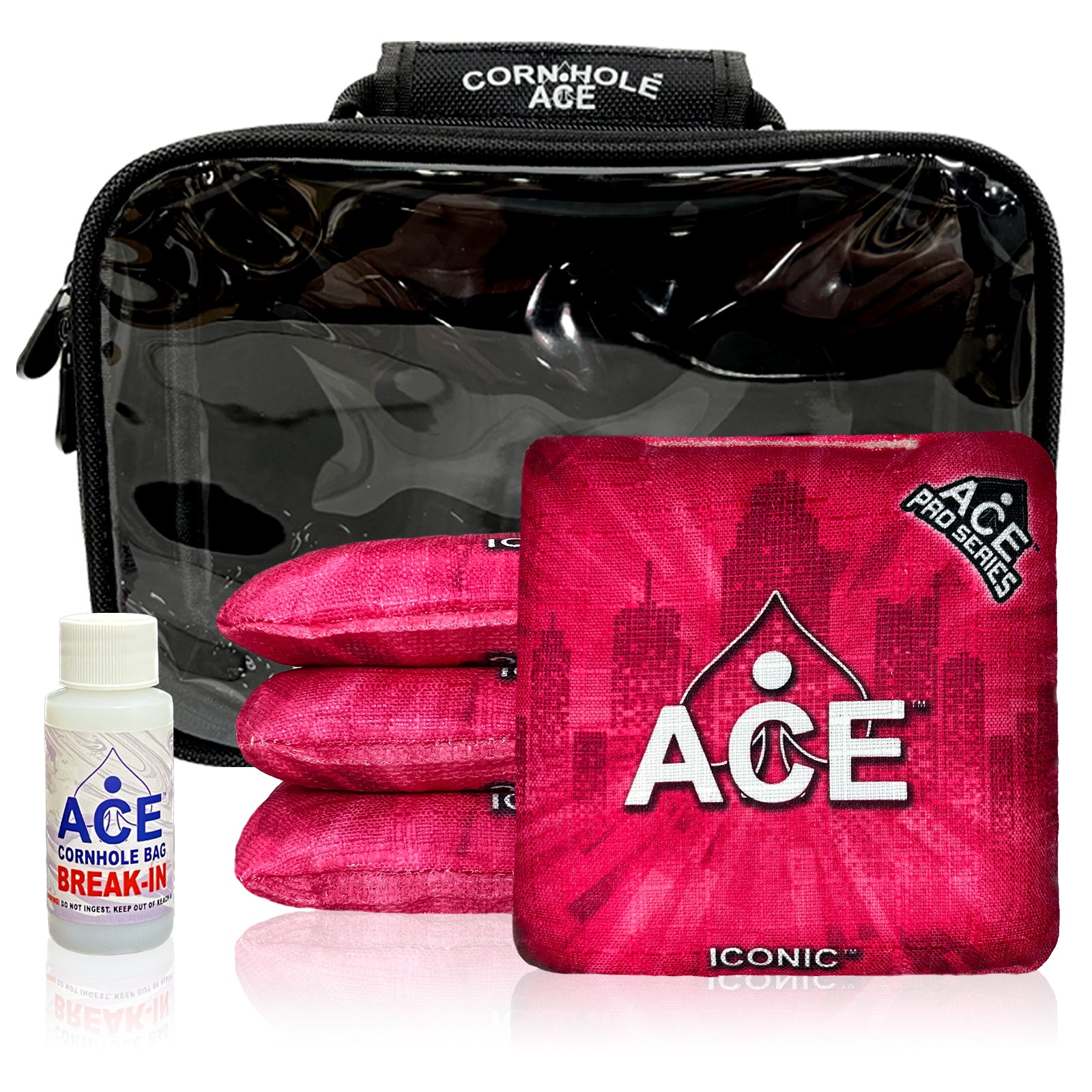 Iconic Series - Pink - ACE Pro Bag Kit: 4 Pro Bags + Break-In Kit + Ca ...