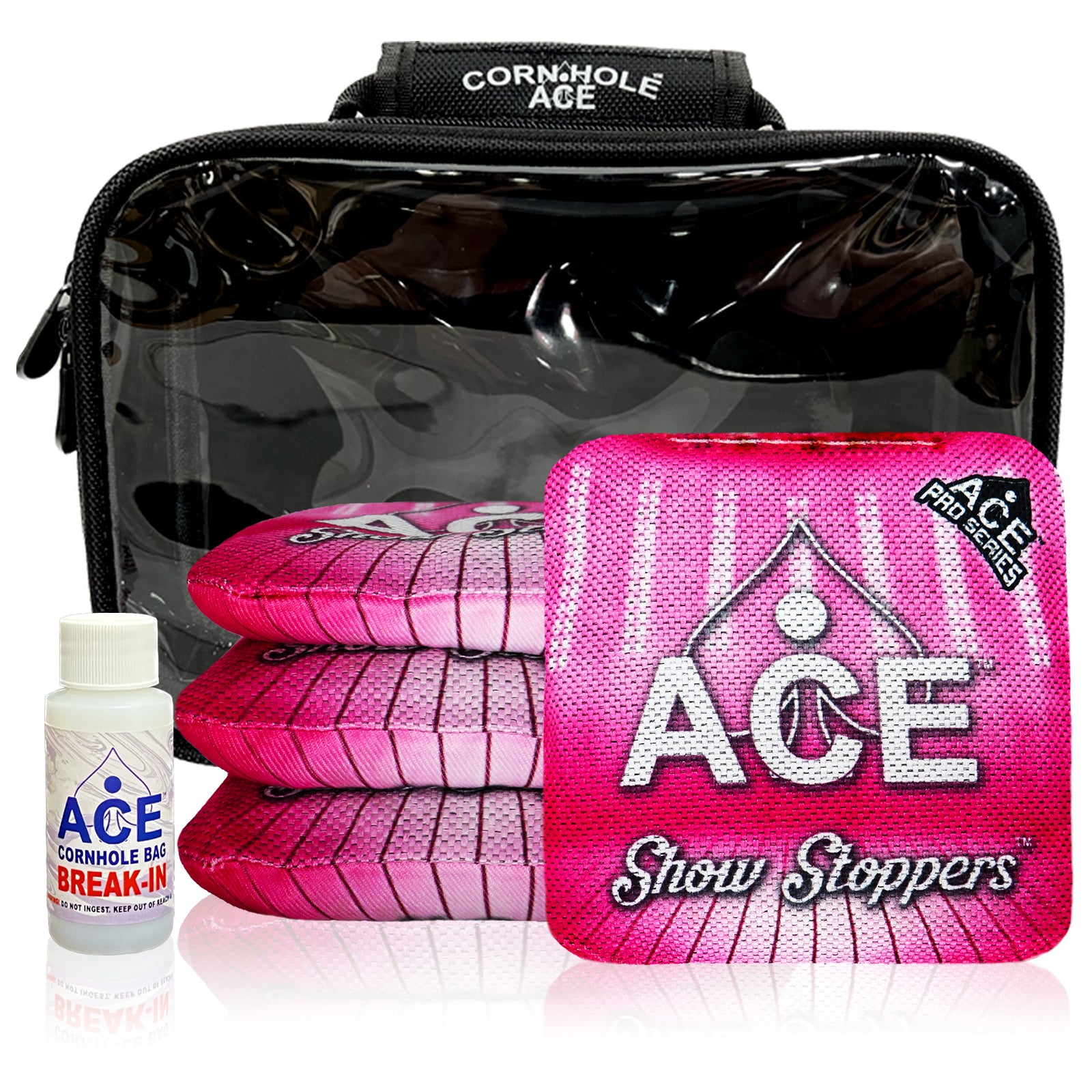 Show Stoppers - Pink - ACE Pro Bag Kit: 4 Pro Bags + Break-In Kit + Ca ...