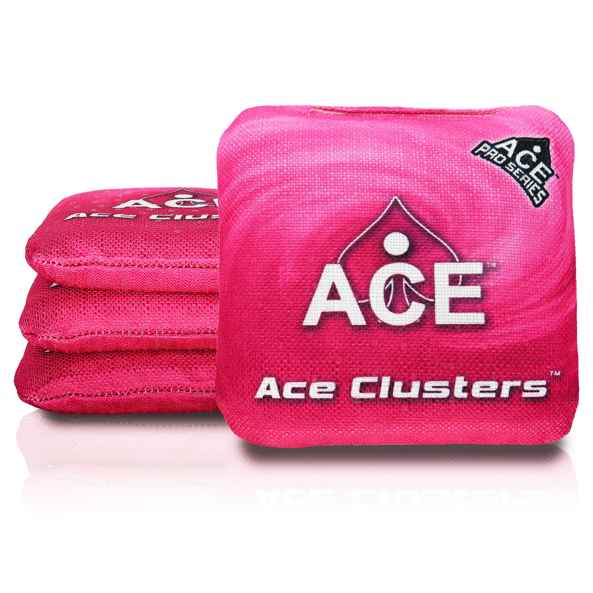 Ace Clusters - Pink (Set of 4 Bags) - ACE Pro Stamped – CornholeAce