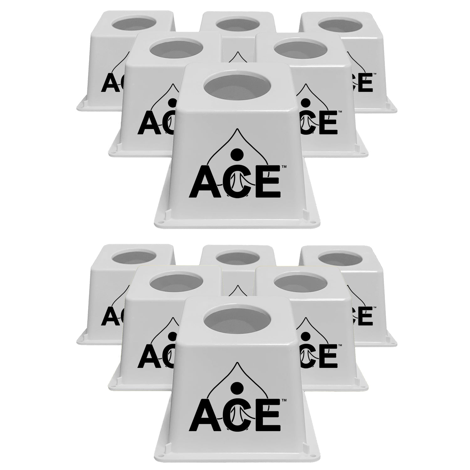 Cornhole Airmail Box Bag Pong - All White – CornholeAce