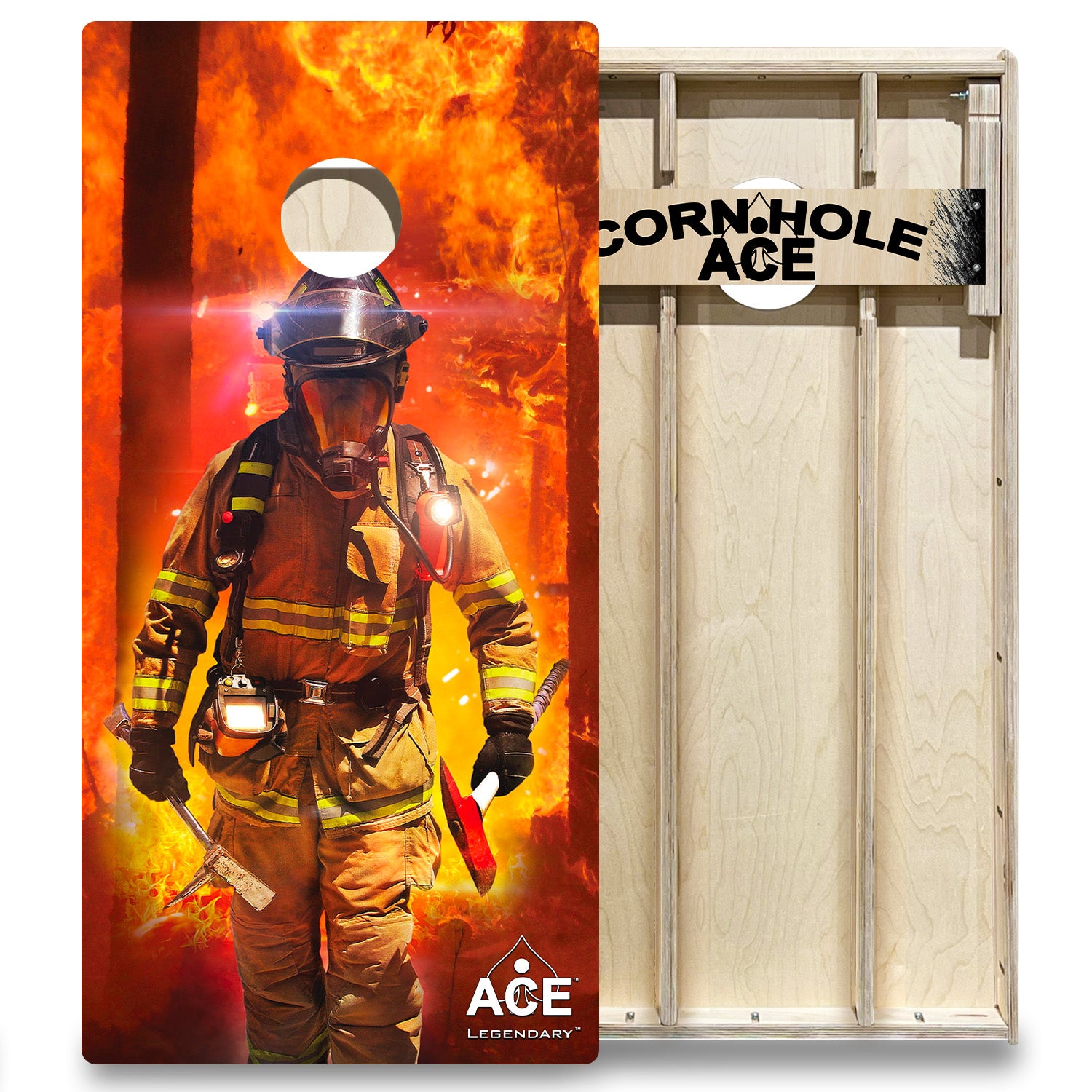 Firefighter Legendary Series - Cornhole Board Set - Elite – CornholeAce