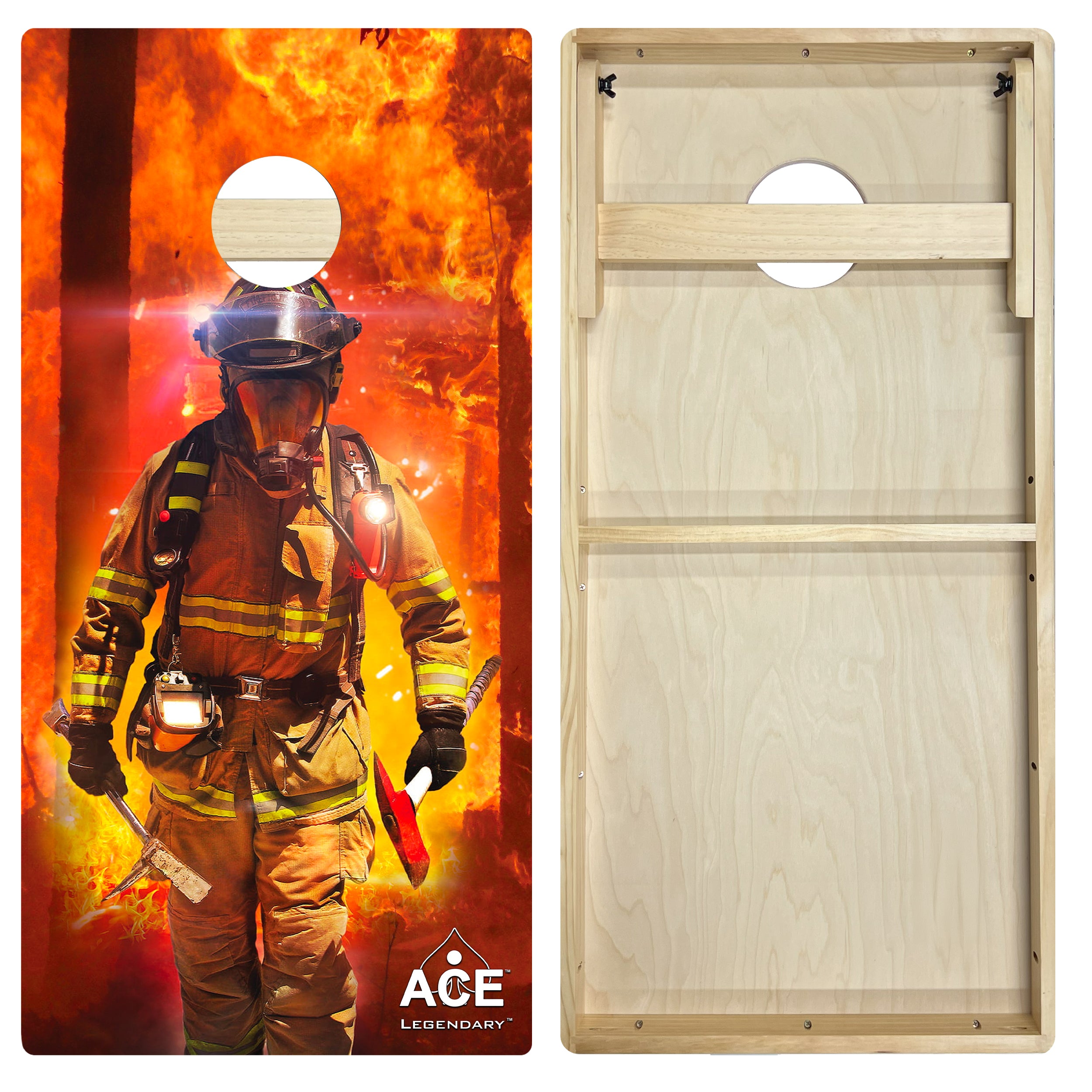 Firefighter Legendary Series - Cornhole Board Set - Intermediate ...