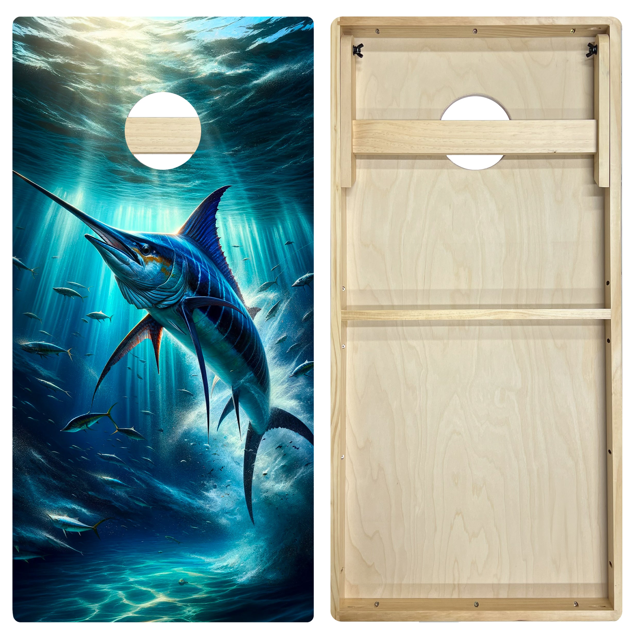 Marlin Majesty - Cornhole Board Set - Intermediate – CornholeAce