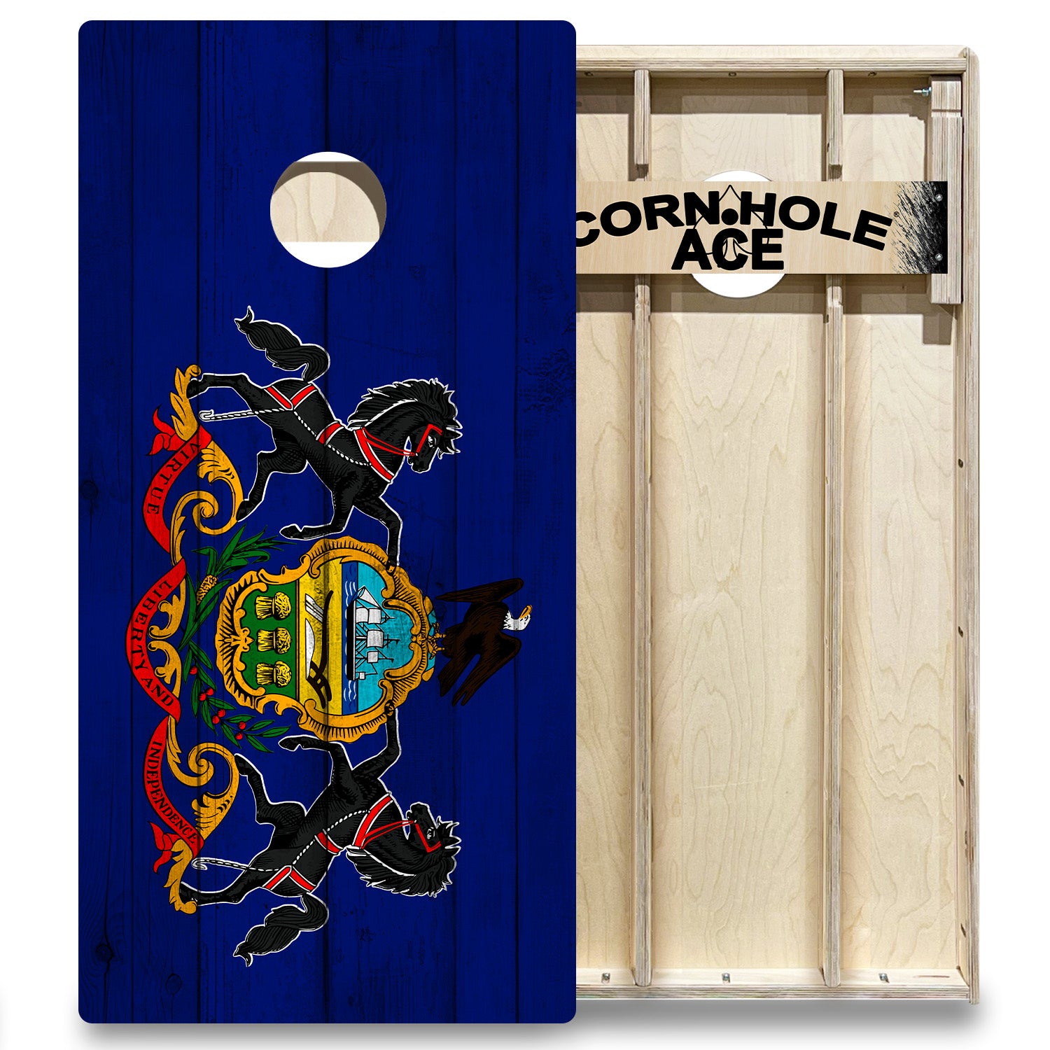 Pennsylvania State Flag - Cornhole Board Set - Elite – CornholeAce