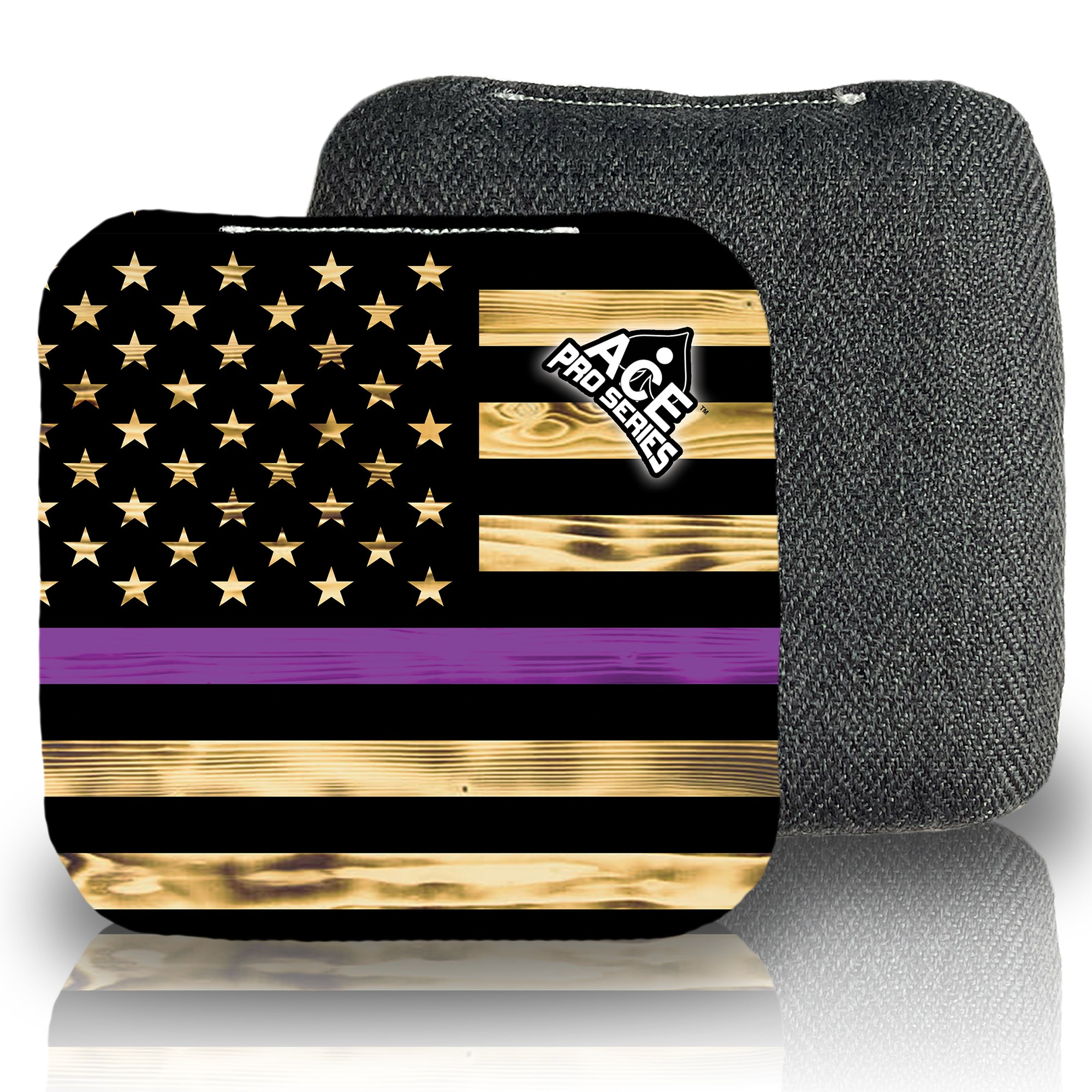 Thin Line Flag Series - Purple - Security - ACE Pro Carpet Cornhole Ba ...